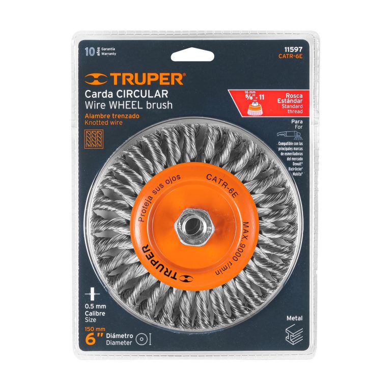 GRATA CIRCULAR ENTORCHADA TRUPER – Serviabrasivos Tienda Online ...