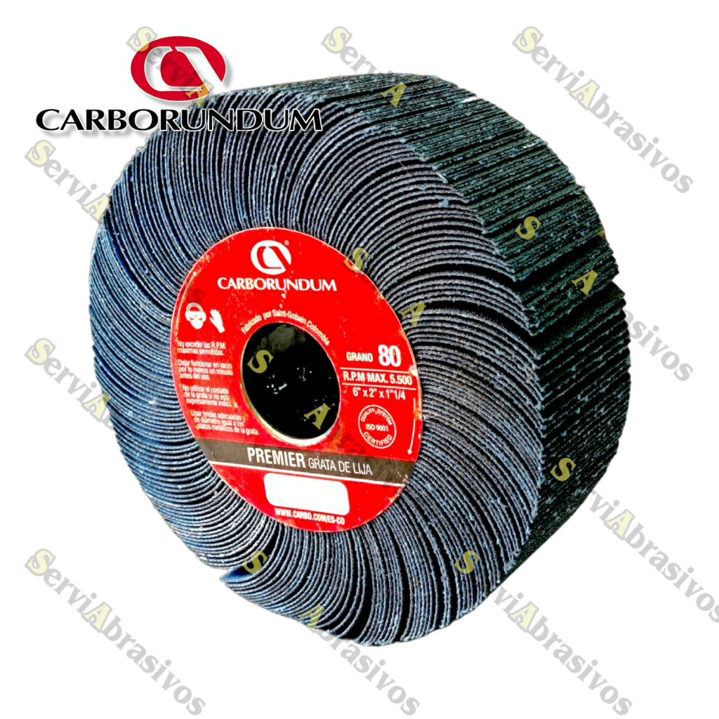 GRATA LIJA 6″ X 2″ R363 CARBORUNDUM – Serviabrasivos Tienda Online ...