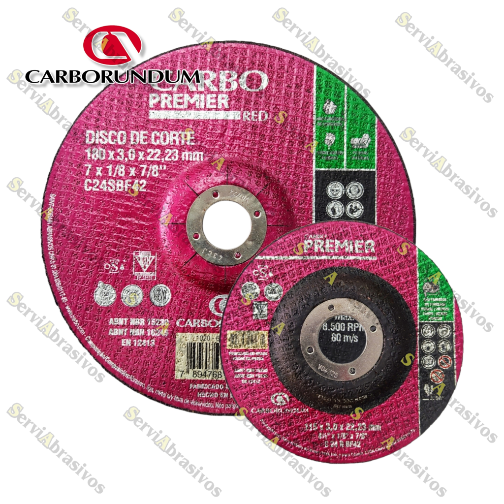 DISCO DE CORTE REFRACTARIO NO FERROSO PREMIER – Serviabrasivos Tienda Online | Herramientas ...