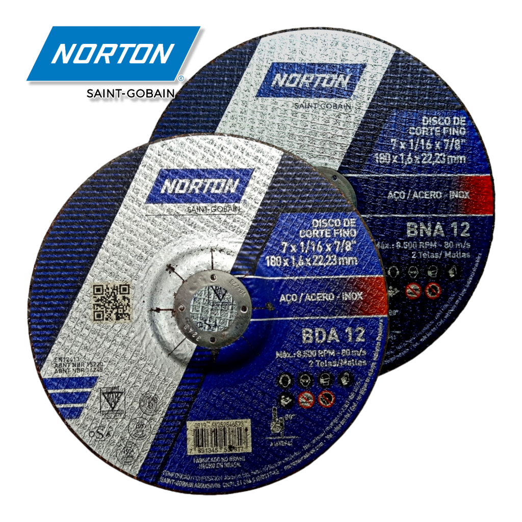 DISCOS DE CORTE 7″ NORTON – Serviabrasivos Tienda Online