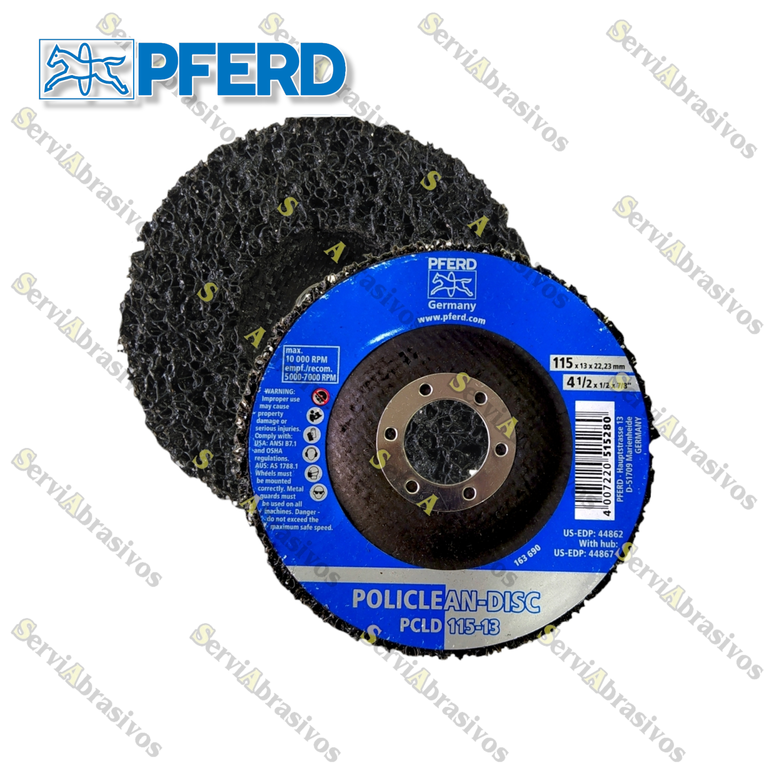 POLICLEAN STRIP PULIDORA 4-1/2″ PFERD – Serviabrasivos Tienda Online ...