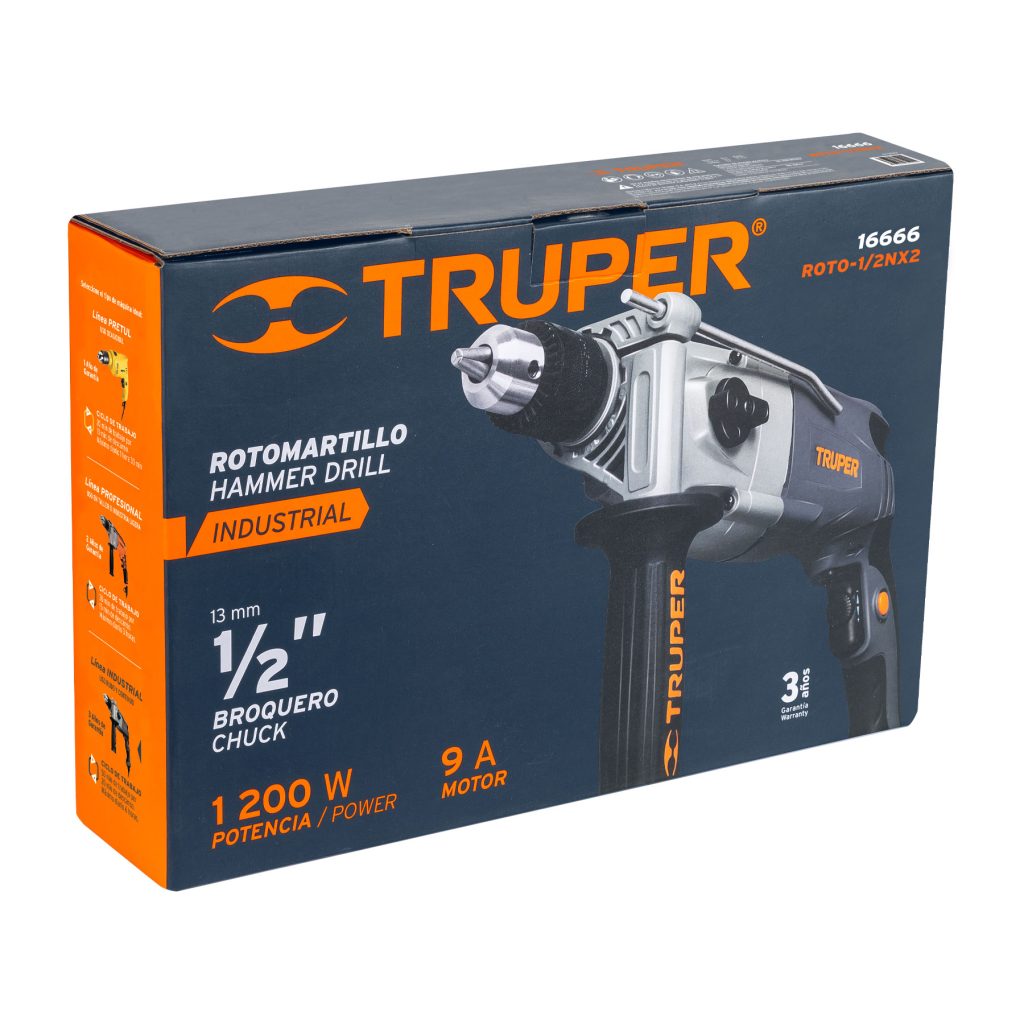 TALADRO PERCUTOR DE 1/2″ 1200W TRUPER INDUSTRIAL – Serviabrasivos Tienda Online | Herramientas ...