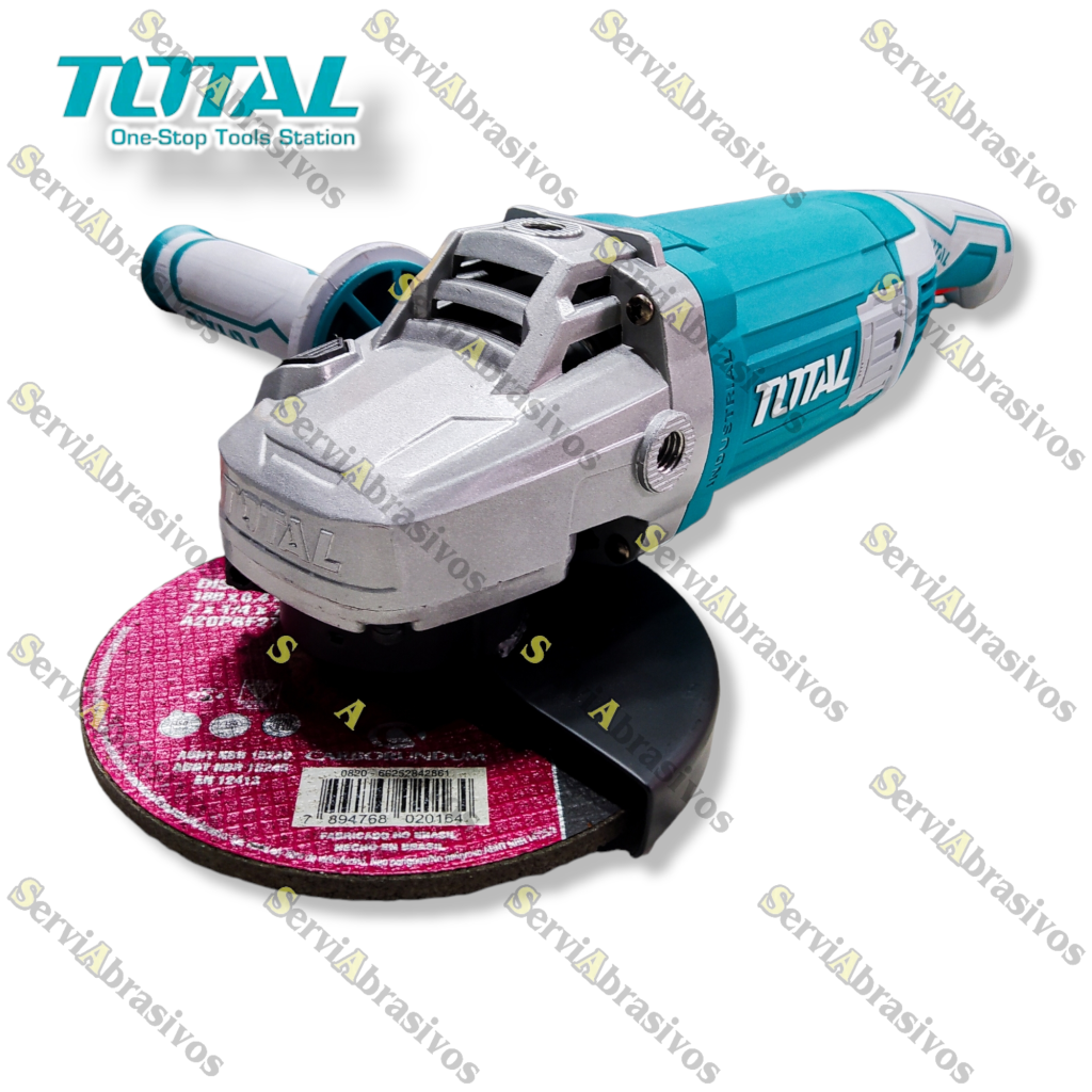 PULIDORA ANGULAR 7″ X 2400W TOTAL – Serviabrasivos Tienda Online ...